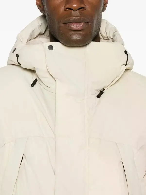 JG1 Padded Hooded Coat - Neutrals