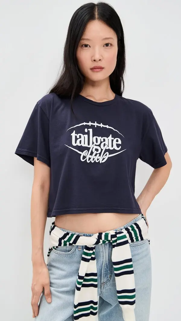 STATE & LAKE Graphic T-shirt - Navy