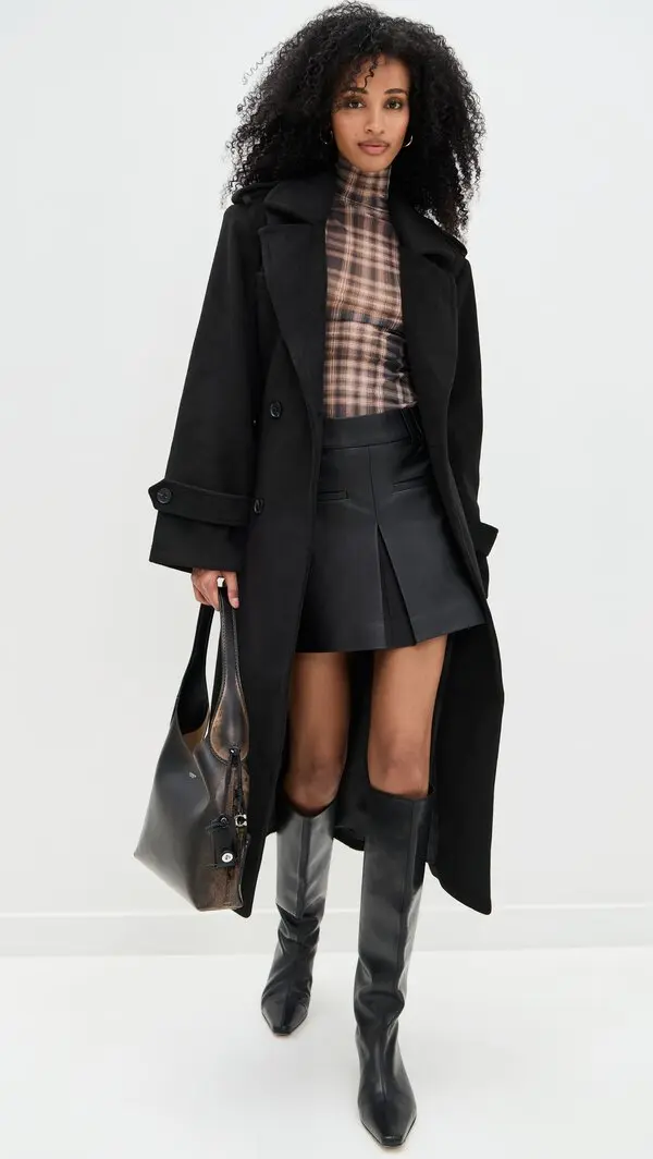4TH & RECKLESS Anderson Belted Trench Coat