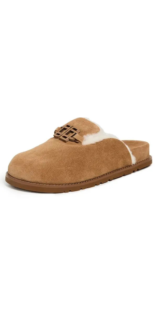 Simkhai Mila Suede Shearling Slippers