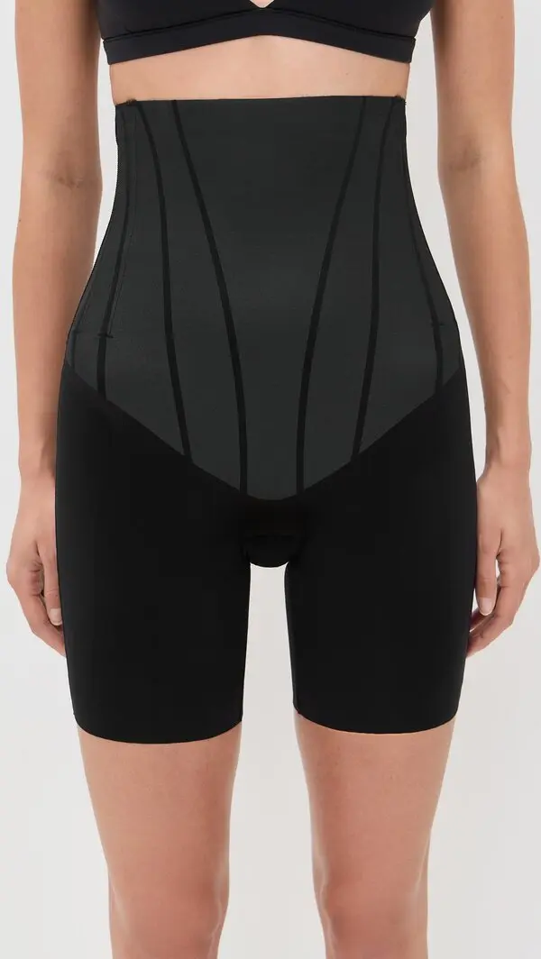 Spanx High-waisted Mid-thigh Shorts