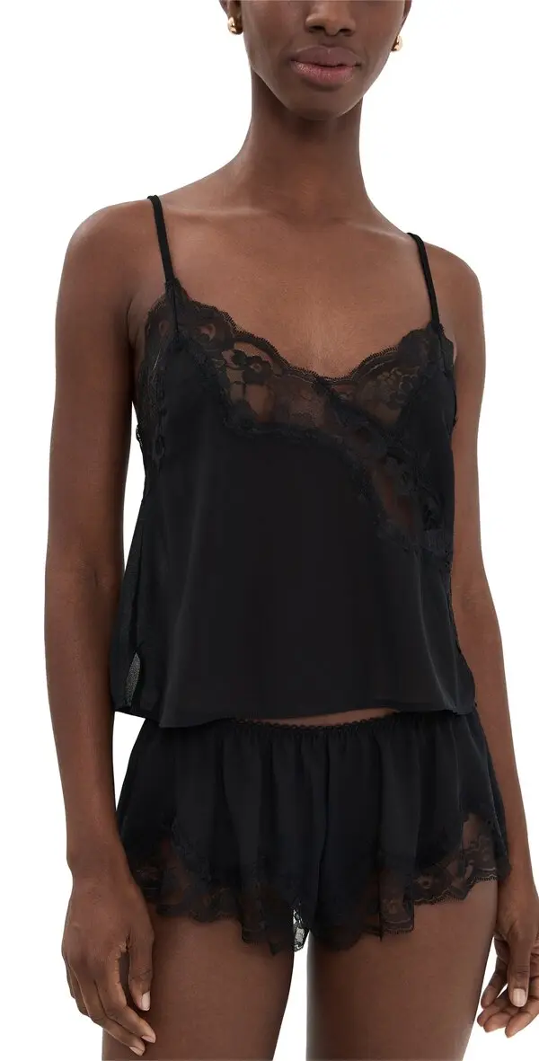 KAT THE LABEL Hayden Camisole - Black
