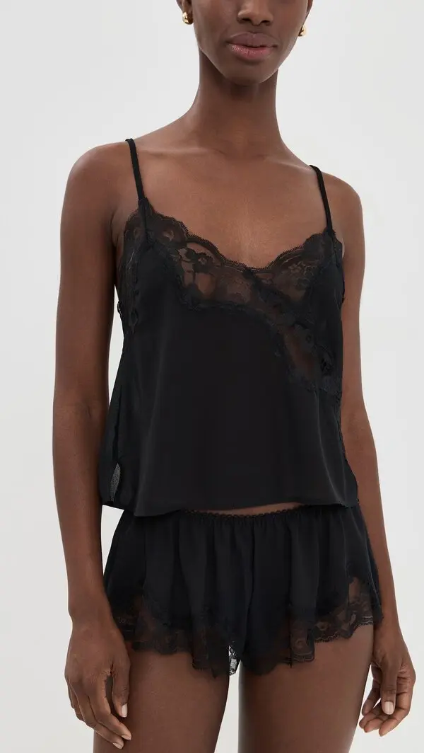 KAT THE LABEL Hayden Camisole - Black