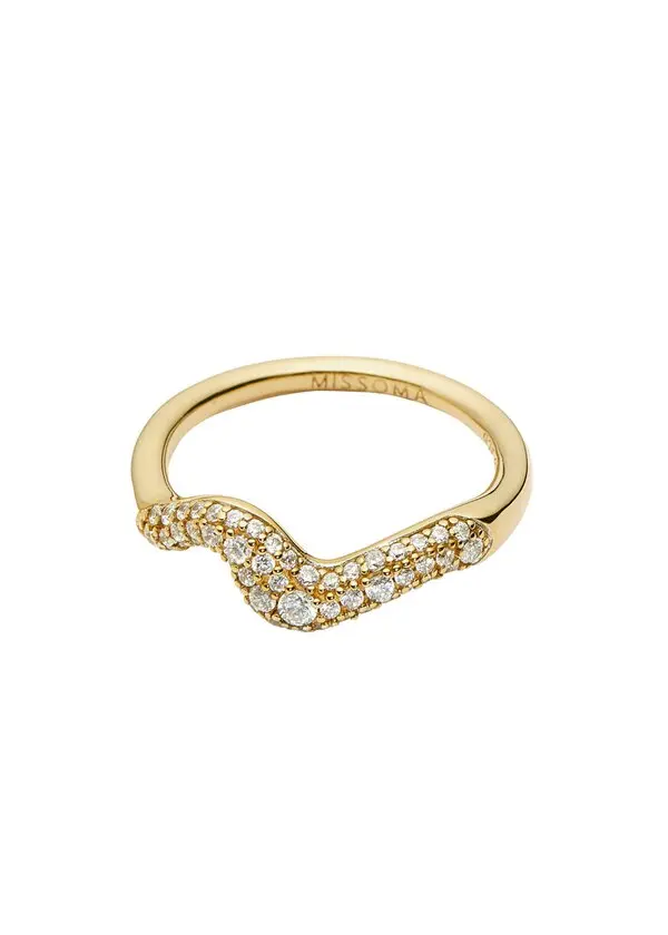 MISSOMA Molten Snow Stacking Ring - Gold