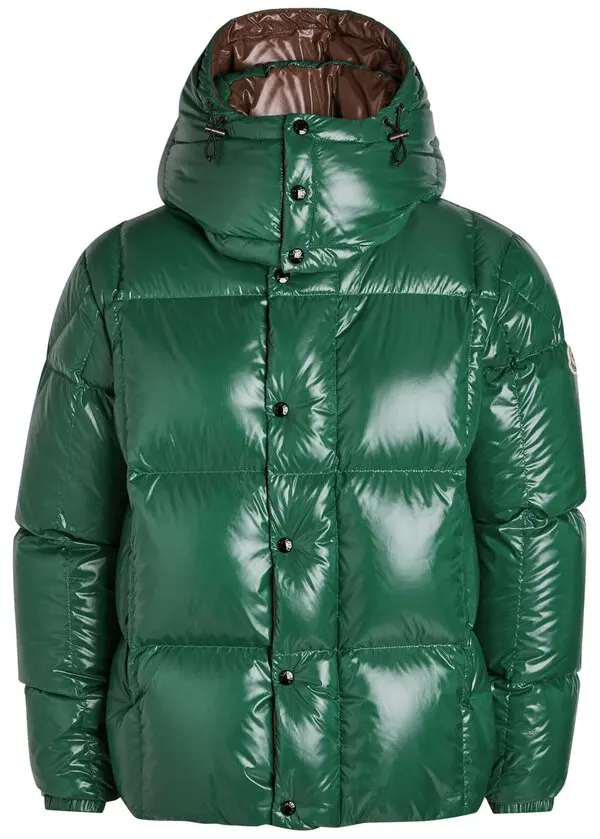 Moncler Parana Padded Nylon Jacket - Green