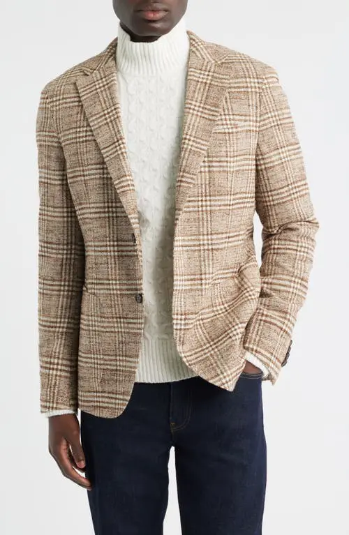 BOSS Heston Slim Fit Plaid Sport Coat