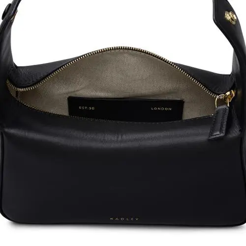RADLEY De Beauvoir Ziptop Satchel Bag - Black