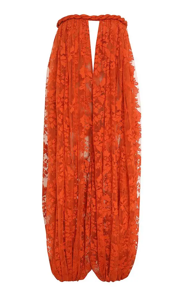 Zimmermann Luna Floral Jumpsuit - Orange