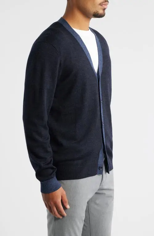 Robert Barakett Thomas Merino Wool Cardigan - Navy