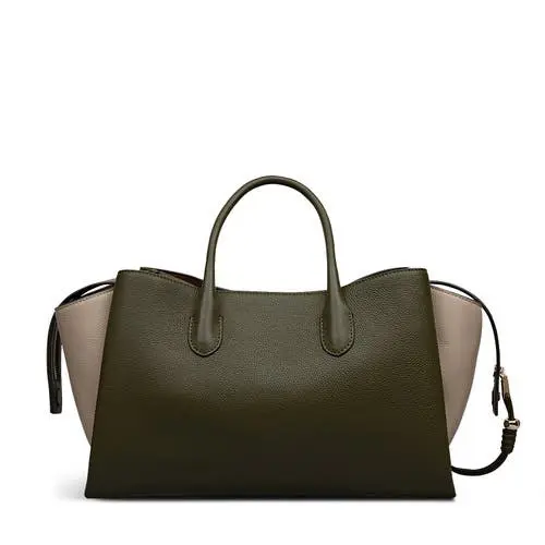 RADLEY The Romilly Large Ziptop Satchel Bag - Pine Needle