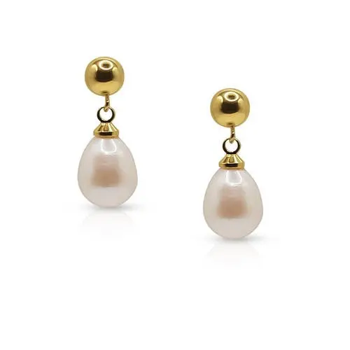 BOWOOD LANE Coraline Pearl Drop Earrings - Gold