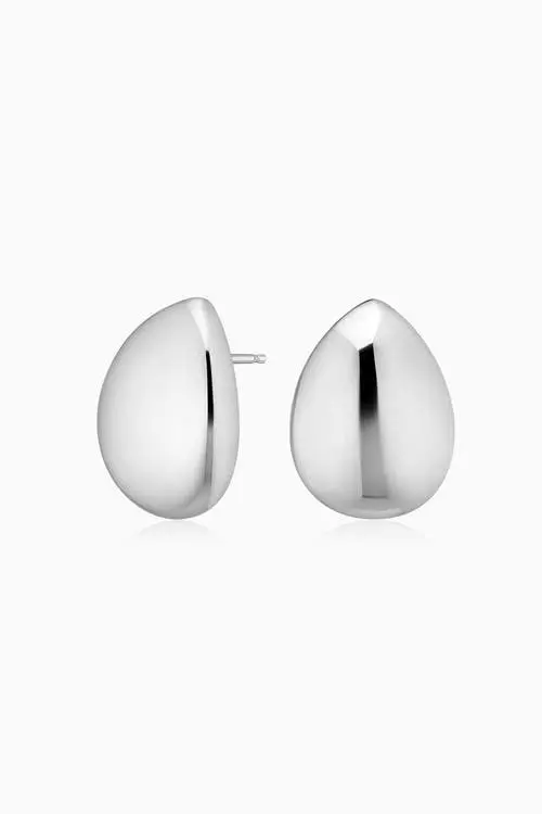 ORADINA Sterling Stud Earrings - Silver