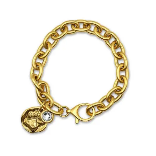BOWOOD LANE Scout Charm Bracelet With Cubic Zirconia - Gold