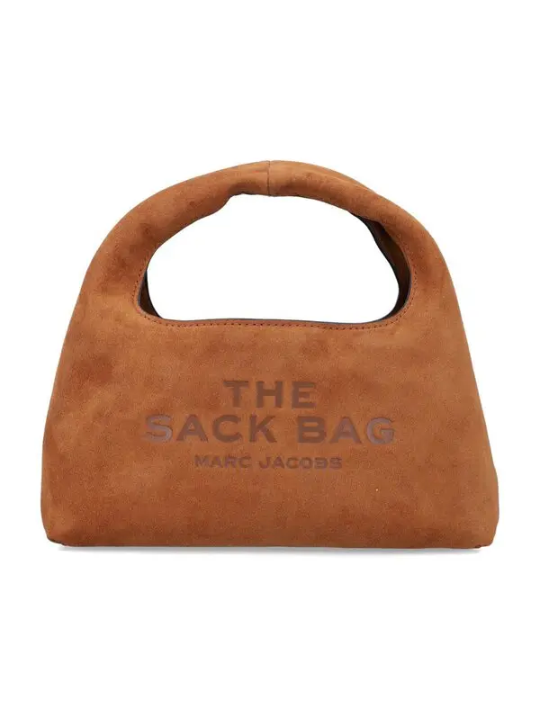 Marc Jacobs The Suede Mini Sack Handbag - Copper Tan