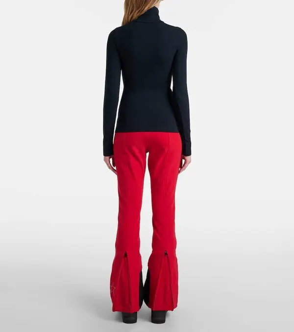 Perfect Moment Turtleneck Ski Top - Black