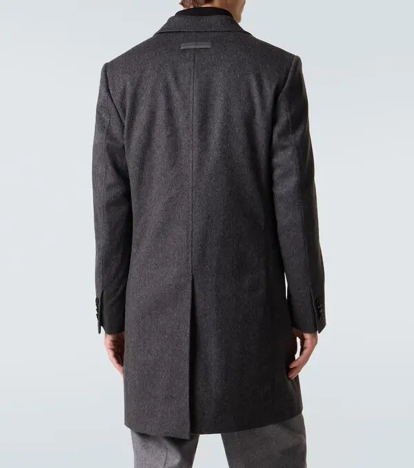 Zegna Wool And Cashmere-blend Coat