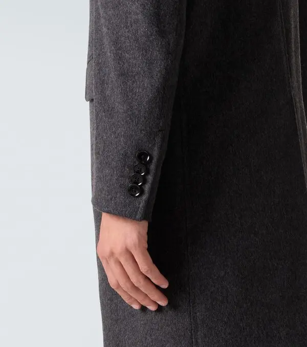 Zegna Wool And Cashmere-blend Coat