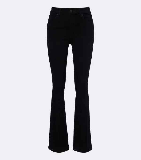 FRAME Reboot High-rise Bootcut Jeans - Black