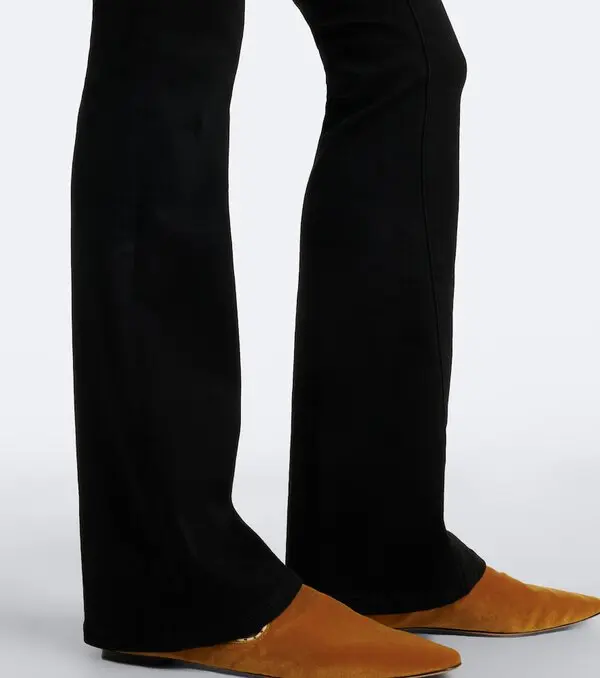 FRAME Reboot High-rise Bootcut Jeans - Black