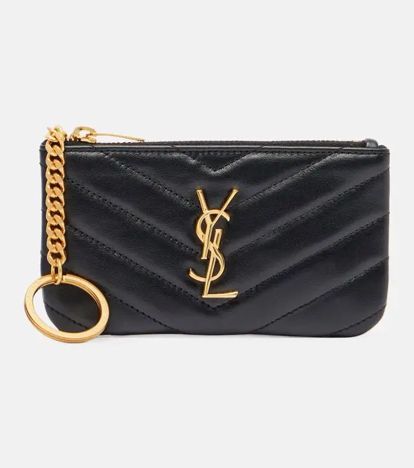 Saint Laurent Cassandre Matelassé Leather Pouch