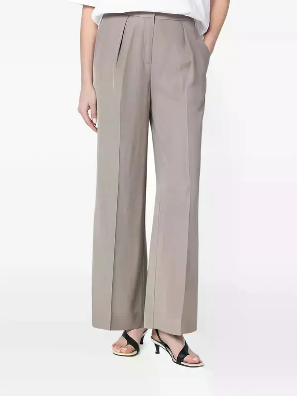 Calvin Klein Pleated Trousers - Neutrals