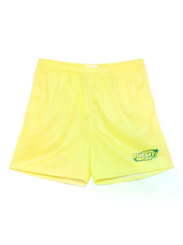 BLUE SKY INN Logo Soccer Shorts - Yellow