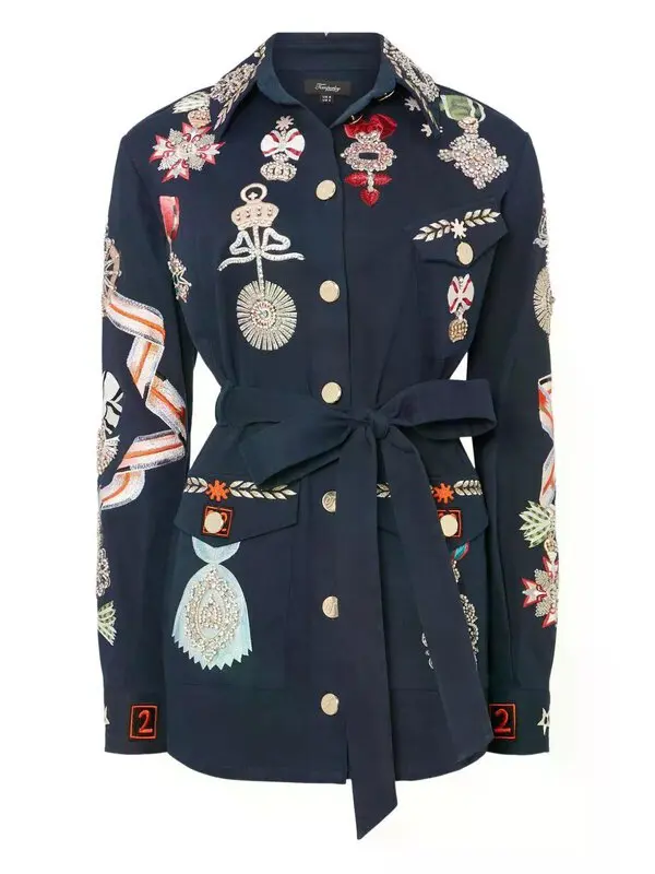 TEMPERLEY LONDON Belted Shirt Jacket