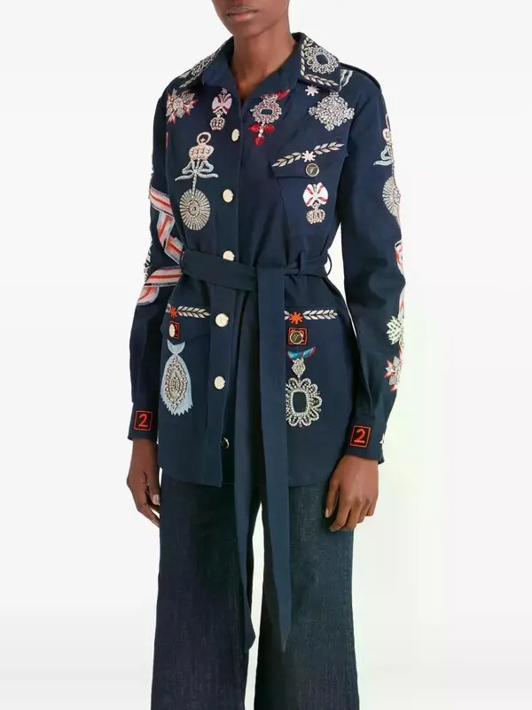TEMPERLEY LONDON Belted Shirt Jacket