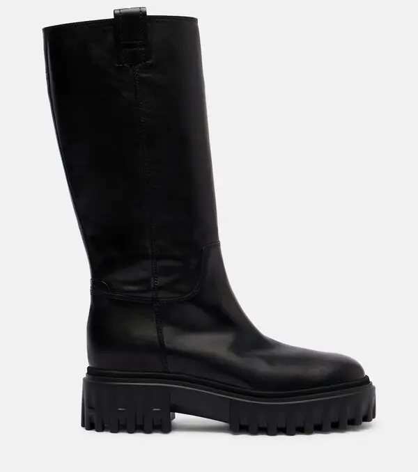 Hogan H700 Leather Mid-calf Boots