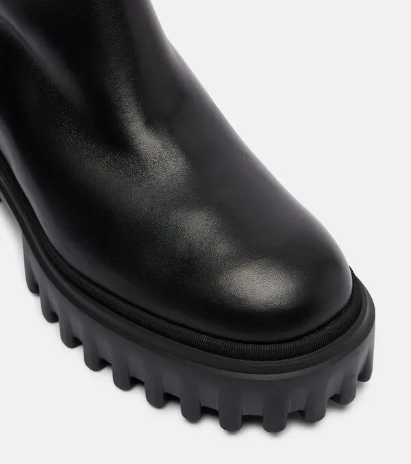 Hogan H700 Leather Mid-calf Boots