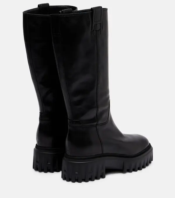 Hogan H700 Leather Mid-calf Boots