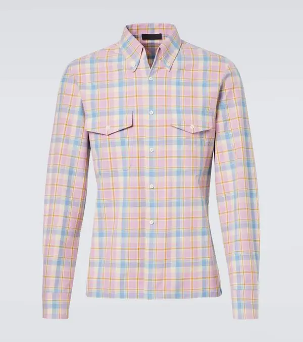 Prada Checked Cotton Shirt