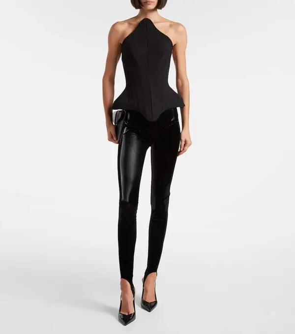 MUGLER Re/edit Corset Top