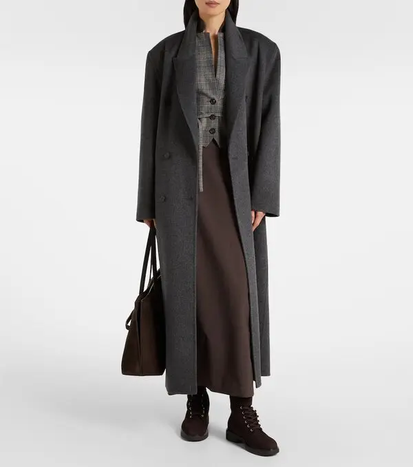 GIANVITO ROSSI Shearling-lined Suede Combat Boots - Brown
