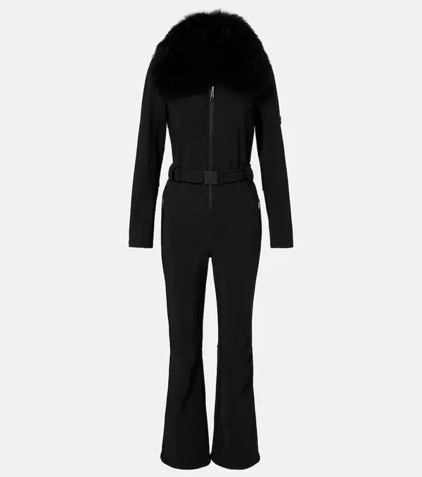 YVES SALOMON Shearling-trimmed Ski Suit