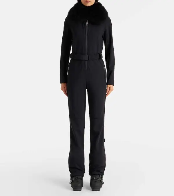 YVES SALOMON Shearling-trimmed Ski Suit