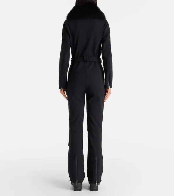 YVES SALOMON Shearling-trimmed Ski Suit