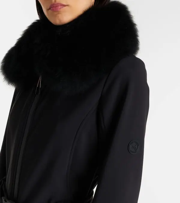 YVES SALOMON Shearling-trimmed Ski Suit