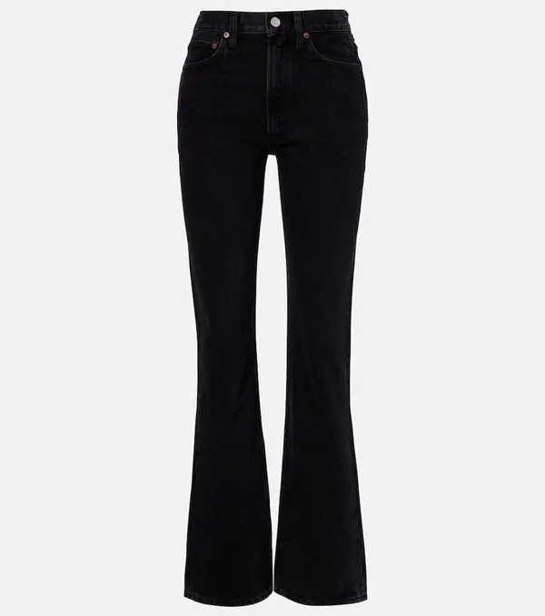 AGOLDE Leena Mid-rise Flared Jeans