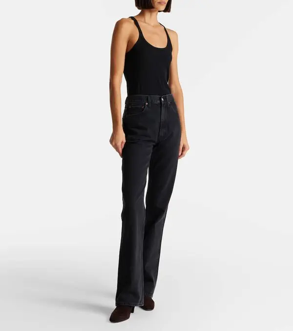 AGOLDE Leena Mid-rise Flared Jeans