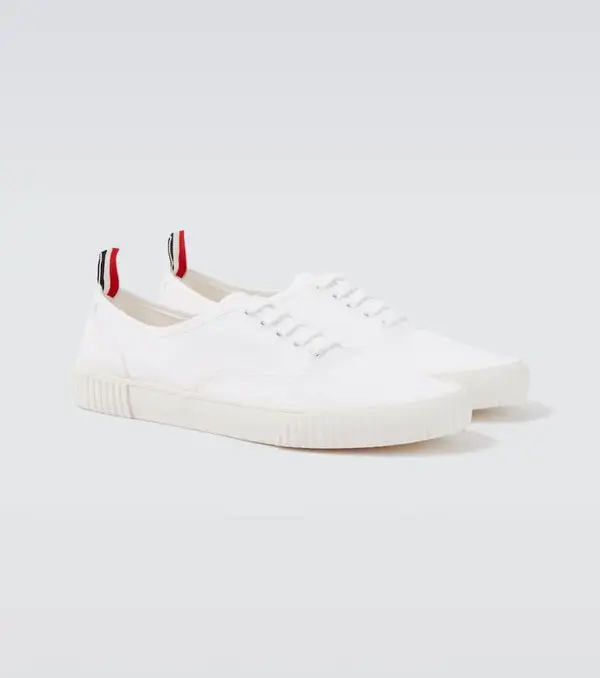 Thom Browne Heritage Canvas Sneakers
