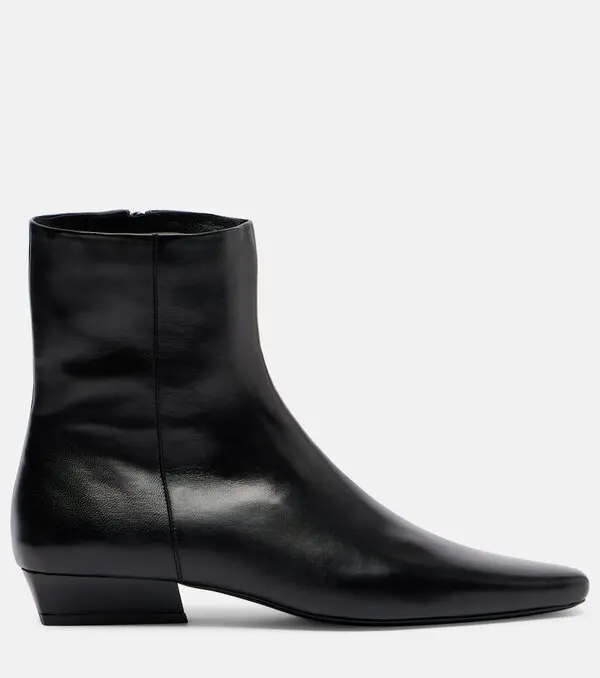 Staud Wally Leather Ankle Boots