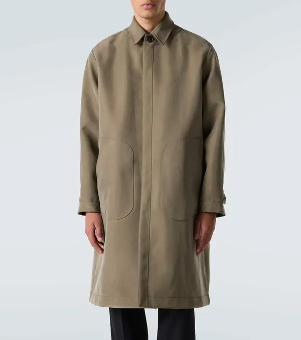 THE ROW Palo Reversible Car Coat - Black