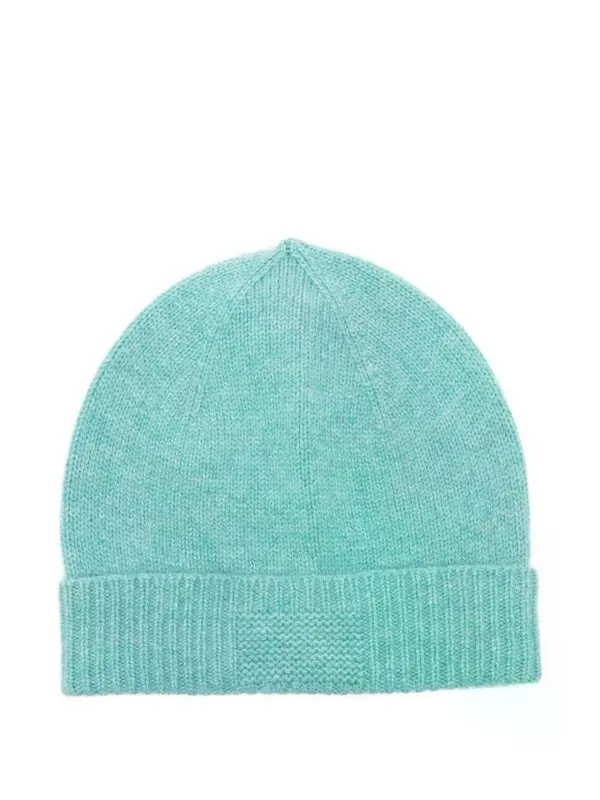 Guest In Residence Cashmere Ribbed Beanie - Blue