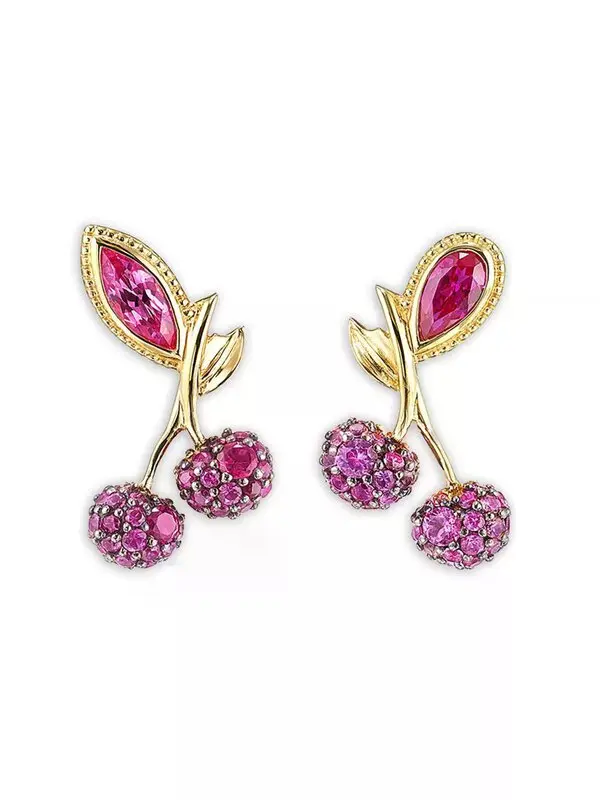 ANABELA CHAN Cherry Multi-stone Earrings - Gold