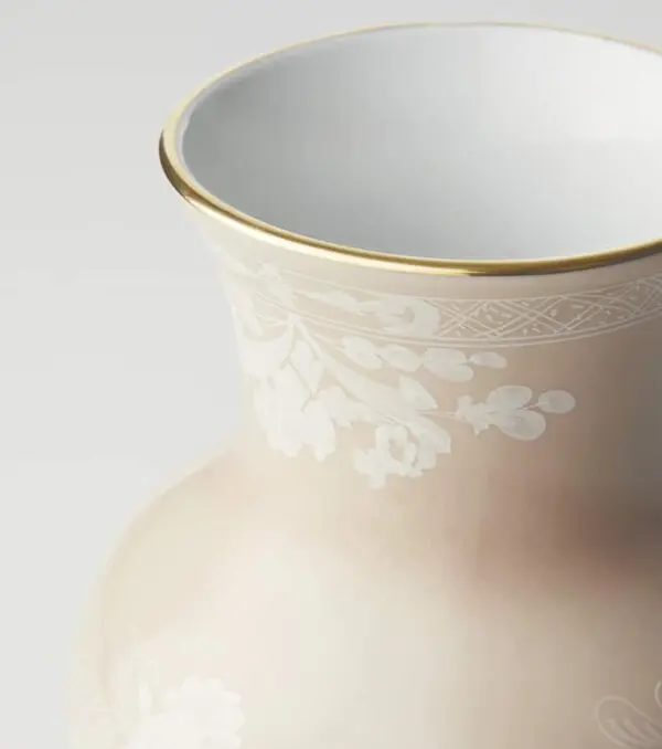 GINORI 1735 Oriente Italiano Ming Porcelain Vase - Beige