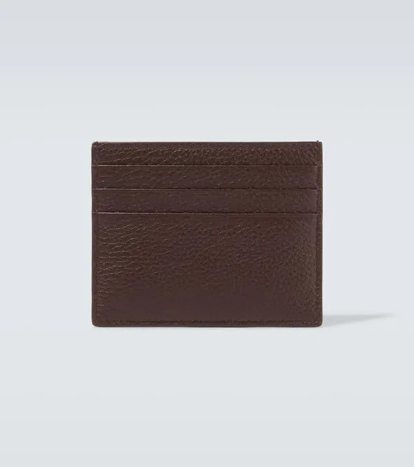 Prada Logo Leather Card Holder