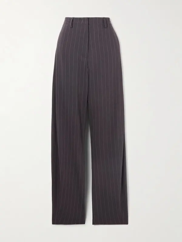 Magda Butrym Pinstriped Wool-blend Pants