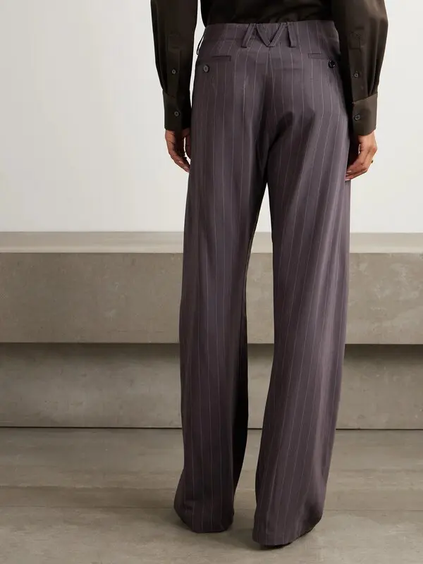 Magda Butrym Pinstriped Wool-blend Pants