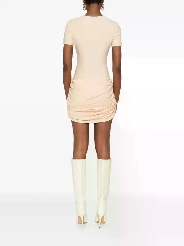 MEDEEA Ruched Mini Dress